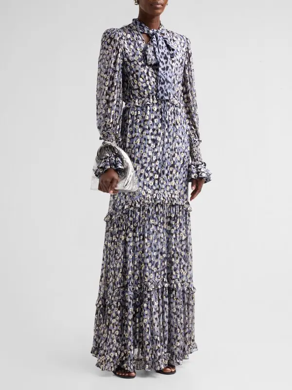 Kobi Halperin Dana Animal-print Maxi Dress
