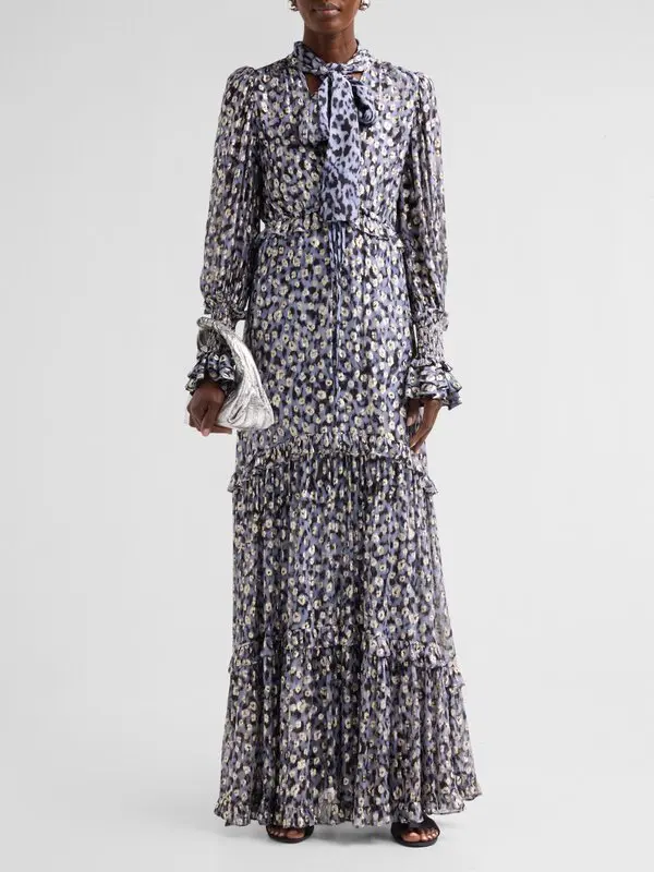 Kobi Halperin Dana Animal-print Maxi Dress