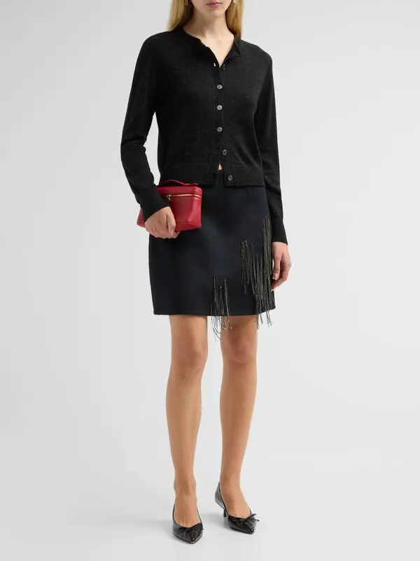 Kobi Halperin Scarlett Wool Silk Mini Skirt