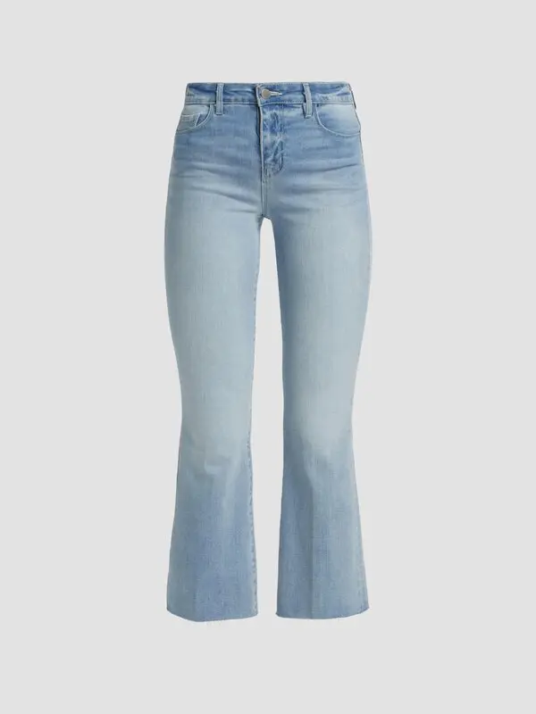 L'Agence Kendra Flared Crop Jeans