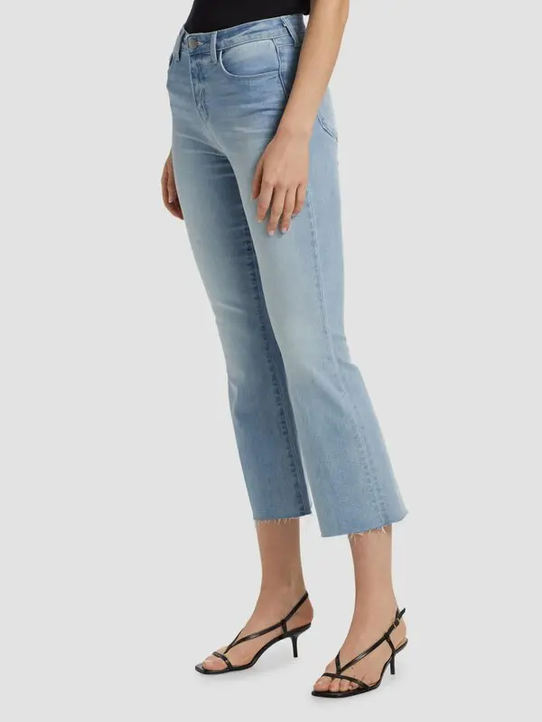 L'Agence Kendra Flared Crop Jeans