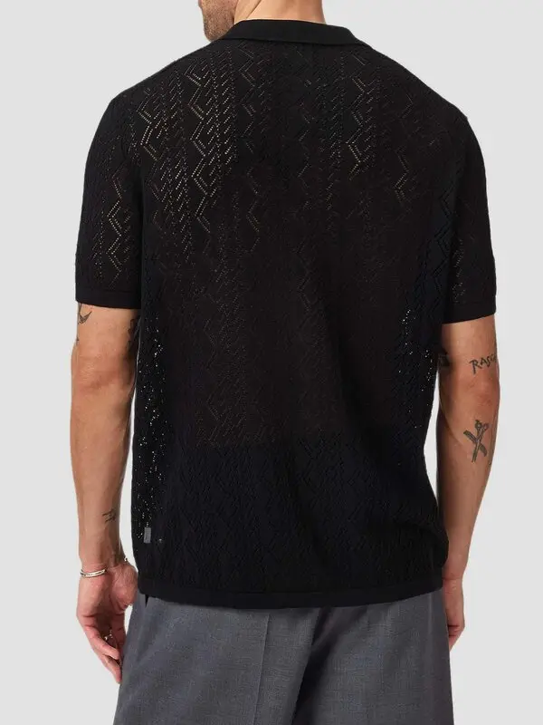 John Varvatos Emil Pointelle Sweater Shirt