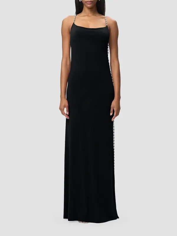 Herve Leger The Aviva Chain-trim Jersey Gown