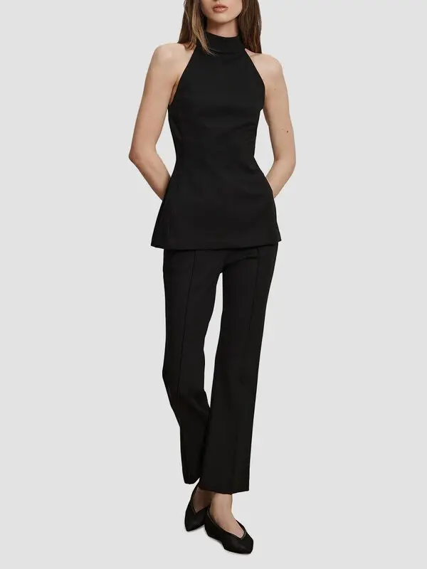 Veronica Beard Johanne Halterneck Top