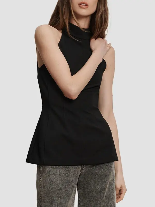 Veronica Beard Johanne Halterneck Top