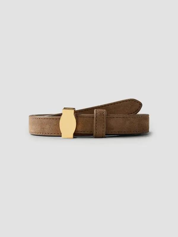 Veronica Beard Dash Suede Belt