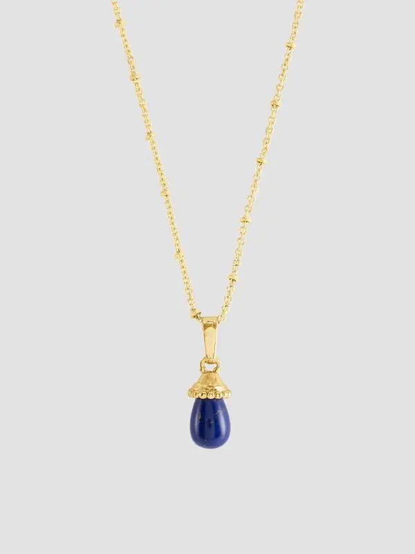ANABEL ARAM Forza 18k--plated & Gemstone Charm - Lapis