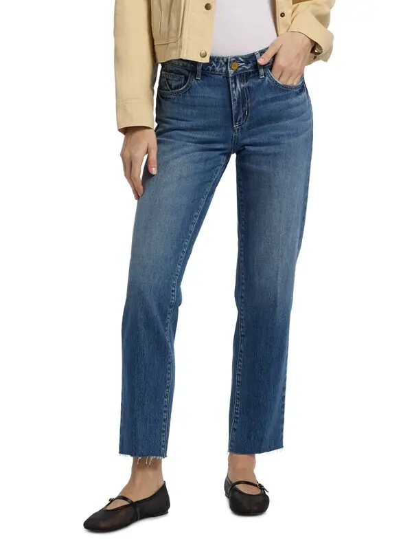 L'Agence Milana Stovepipe Straight-leg Jeans