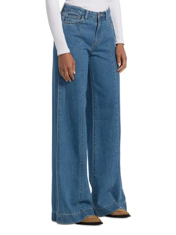 L'Agence Sandy High-rise Wide-leg Jeans
