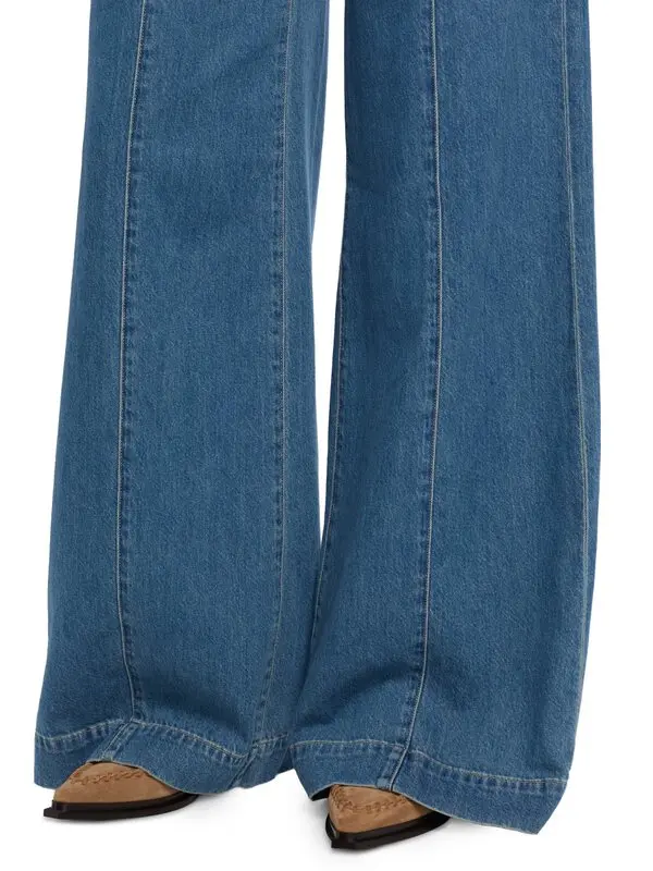 L'Agence Sandy High-rise Wide-leg Jeans