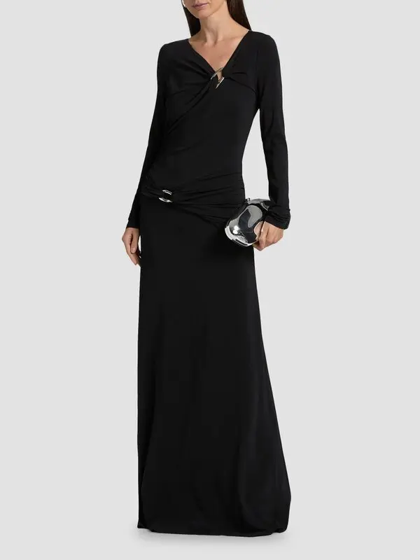 Veronica Beard Viela Gathered Maxi Dress