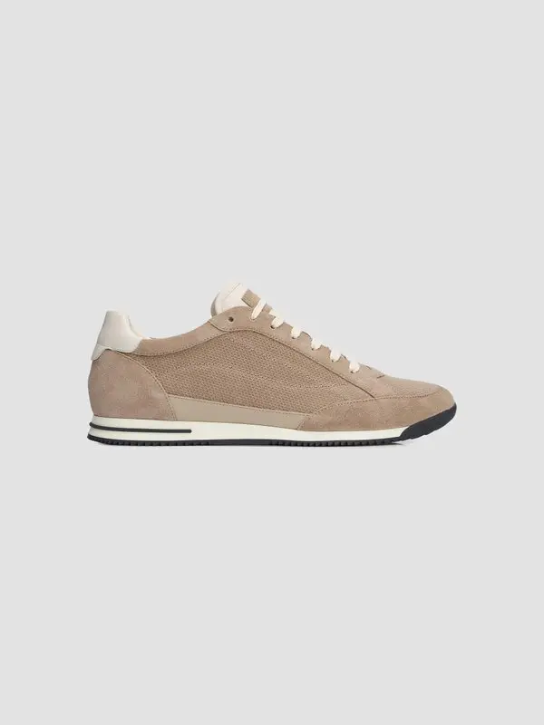 Brunello Cucinelli Textured Suede Low-top Sneakers
