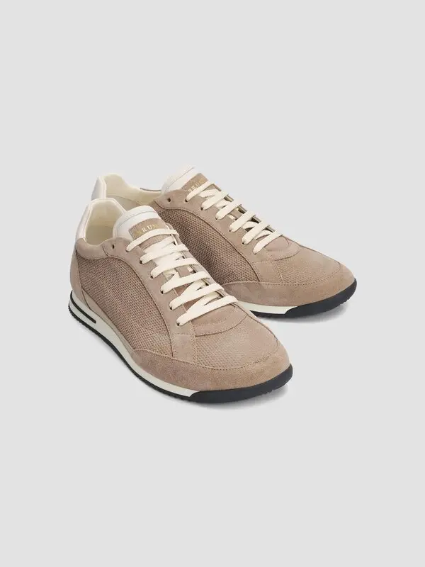 Brunello Cucinelli Textured Suede Low-top Sneakers