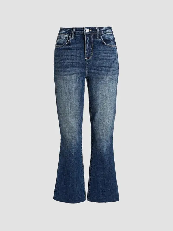 L'Agence Kendra High-rise Flared Crop Jeans - Gladstone