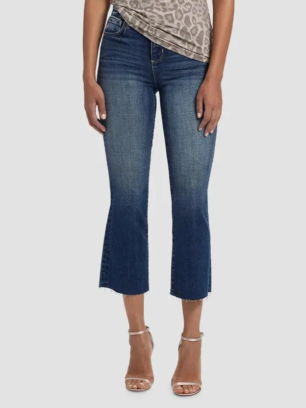 L'Agence Kendra High-rise Flared Crop Jeans