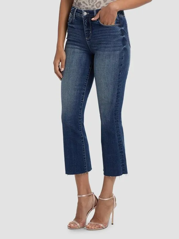 L'Agence Kendra High-rise Flared Crop Jeans