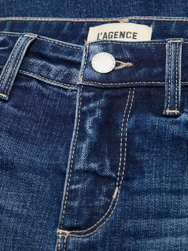 L'Agence Kendra High-rise Flared Crop Jeans