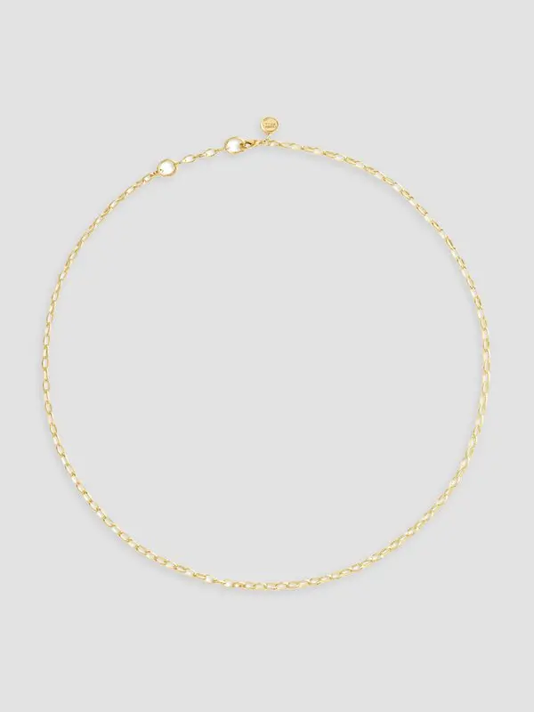 ANABEL ARAM 18k--plated Oval-link Chain Necklace