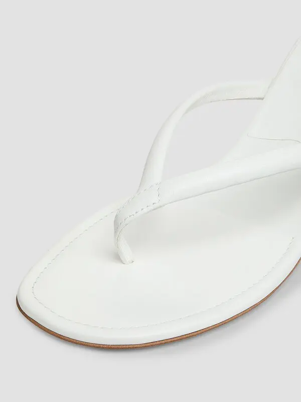 Manolo Blahnik Paterno 50mm Leather Sandals