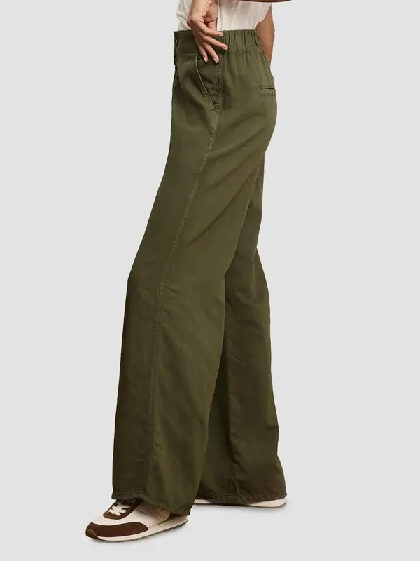 Veronica Beard Kasey Wide-leg Flat Front Pants