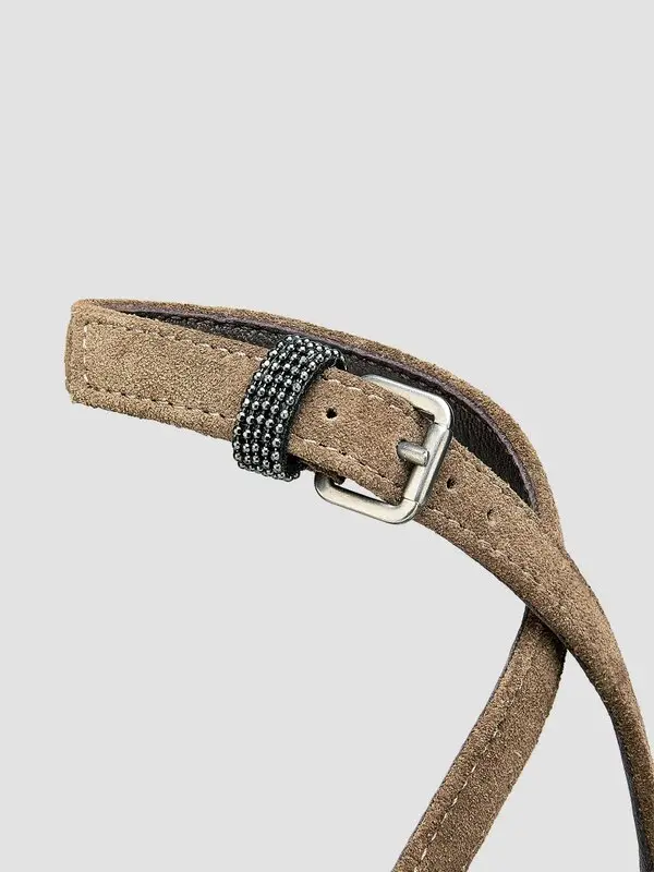 Brunello Cucinelli 80mm Suede Ankle Wrap Espadrilles