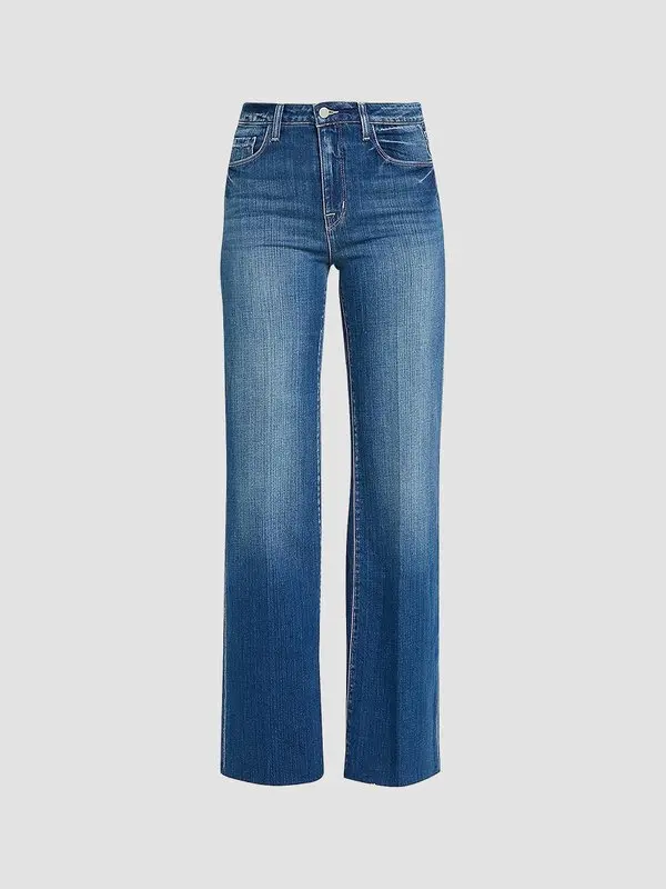 L'Agence Scottie High-rise Wide-leg Jeans - Hasting