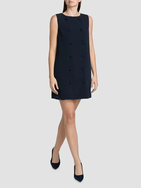 Veronica Beard Alayah Double-breasted Shift Minidress - Navy