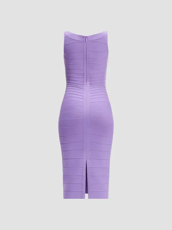 Herve Leger The Solara Bandage Midi-dress - Daphne