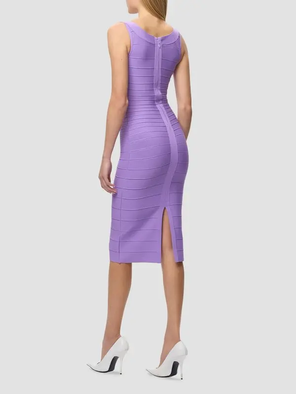 Herve Leger The Solara Bandage Midi-dress - Daphne