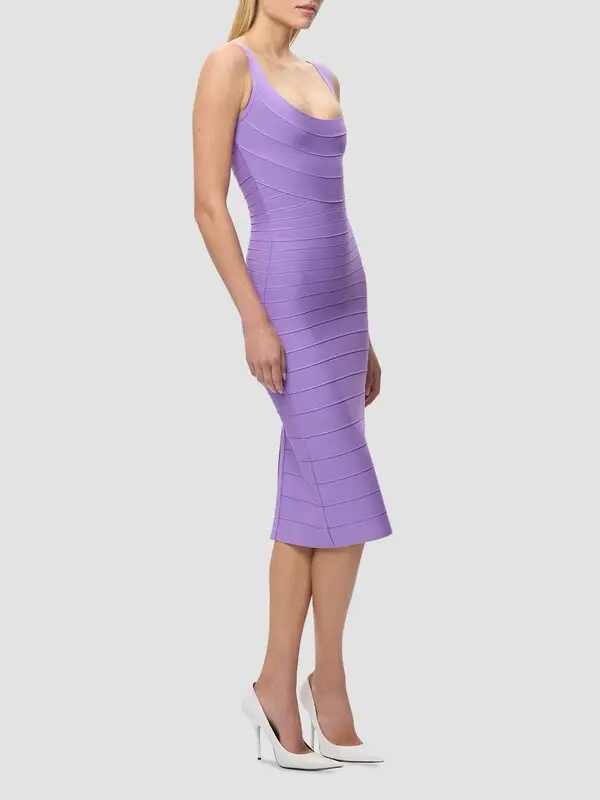 Herve Leger The Solara Bandage Midi-dress - Daphne