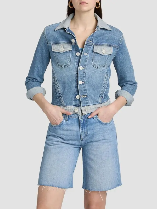 L'Agence Maven Slim Denim Jacket - Bexley