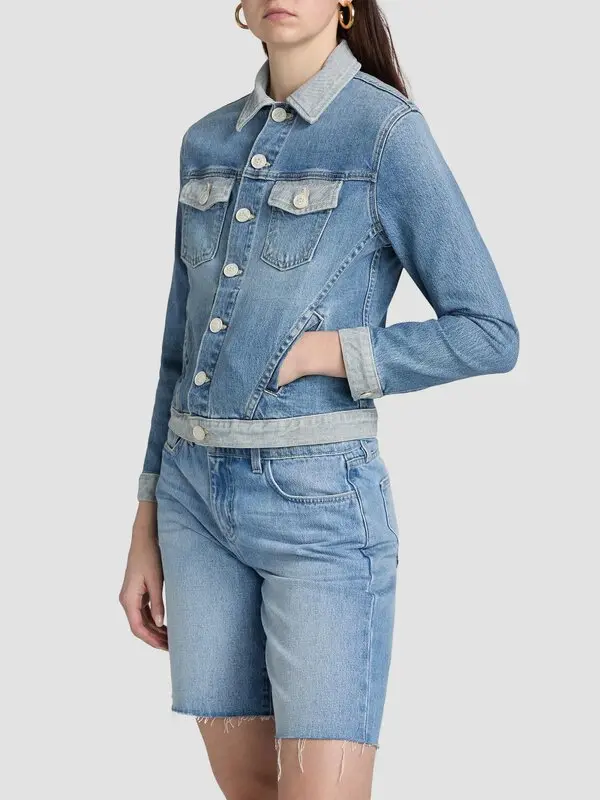 L'Agence Maven Slim Denim Jacket - Bexley