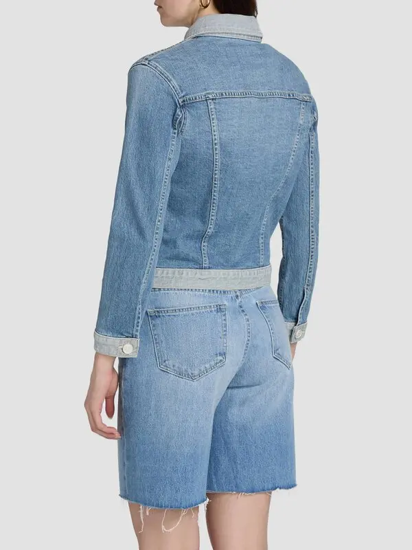 L'Agence Maven Slim Denim Jacket - Bexley