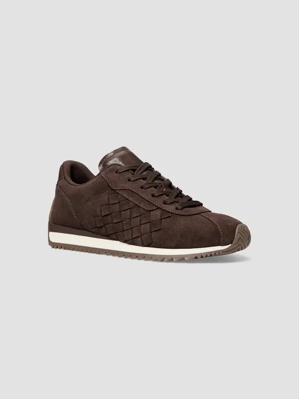 Michael Kors Rhodes Suede Low-top Sneakers - Chocolate