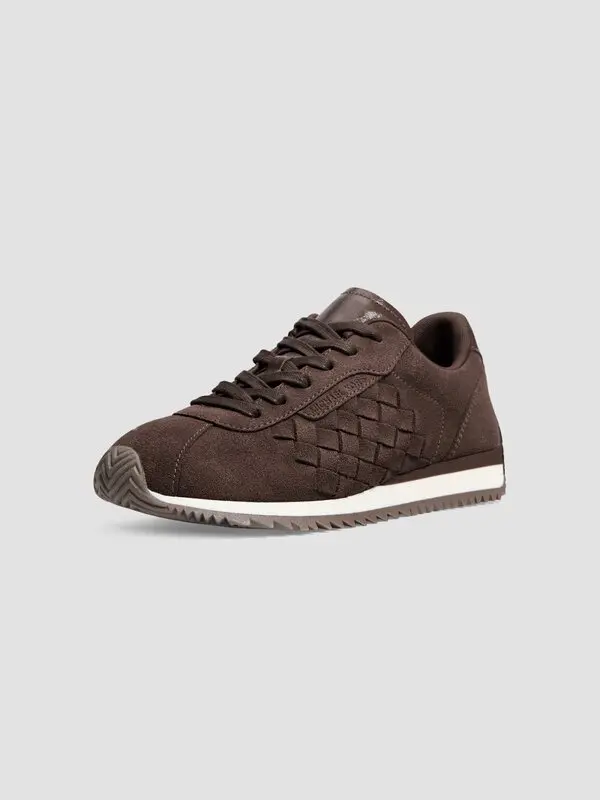 Michael Kors Rhodes Suede Low-top Sneakers - Chocolate