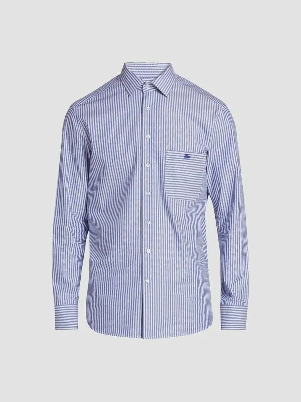 Etro Striped Jacquard Shirt