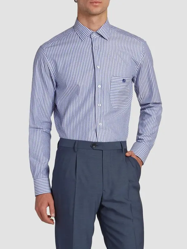 Etro Striped Jacquard Shirt