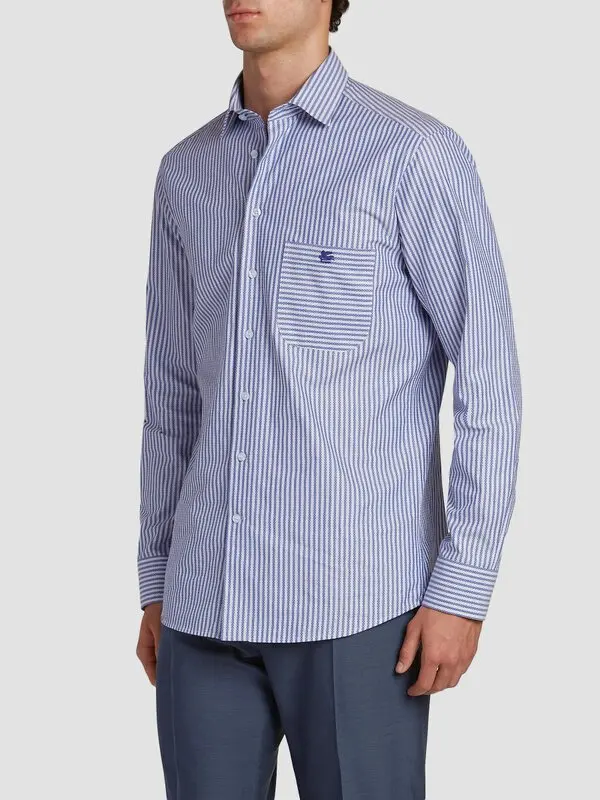 Etro Striped Jacquard Shirt
