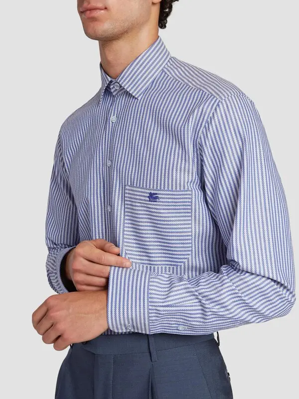 Etro Striped Jacquard Shirt
