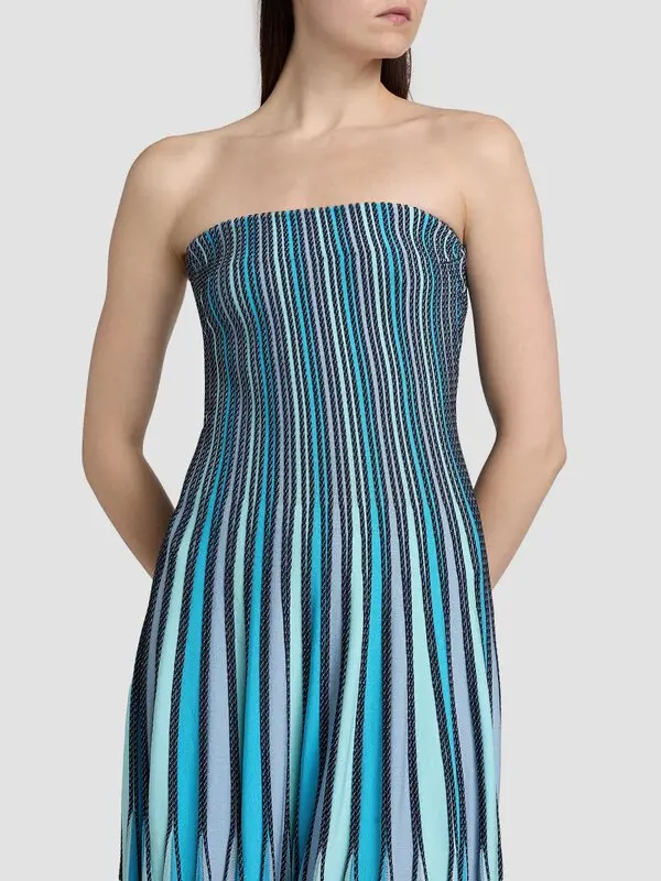 Simkhai Soleil Corded Strapless Midi-dress