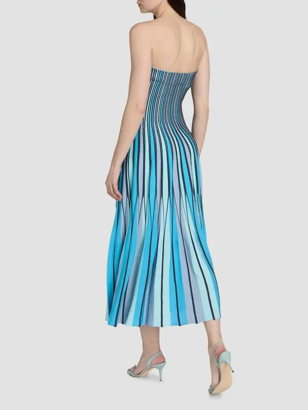 Simkhai Soleil Corded Strapless Midi-dress