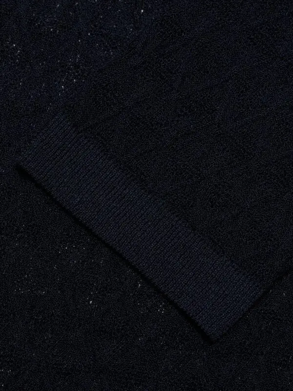 Veronica Beard Issa Linen-blend Polo Sweater