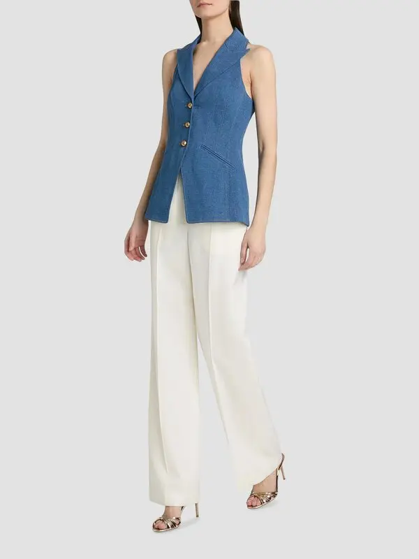 Veronica Beard Costa Denim Vest