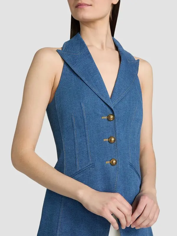Veronica Beard Costa Denim Vest