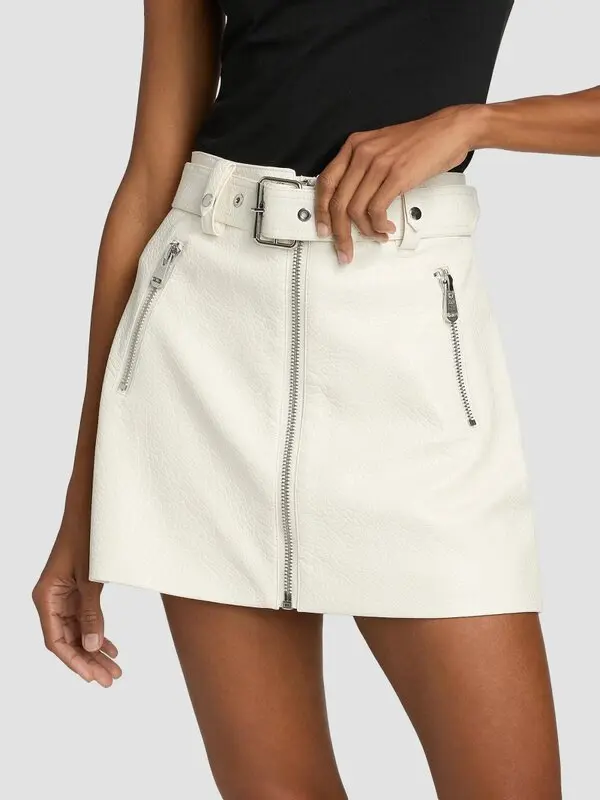 Cinq À Sept Saffira Front-zip Miniskirt