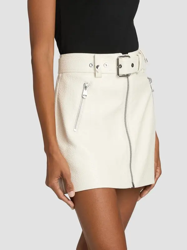 Cinq À Sept Saffira Front-zip Miniskirt