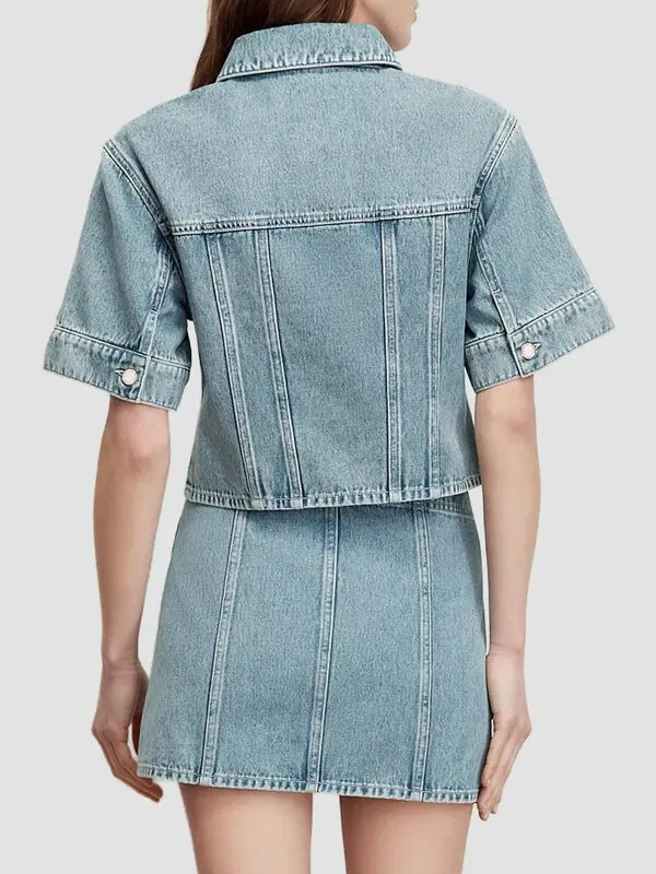 Veronica Beard Malcom Denim Top
