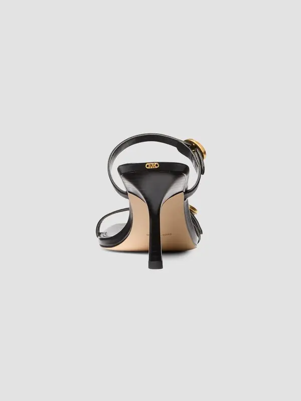 Michael Kors Kya 75mm Strappy Sandals - Black