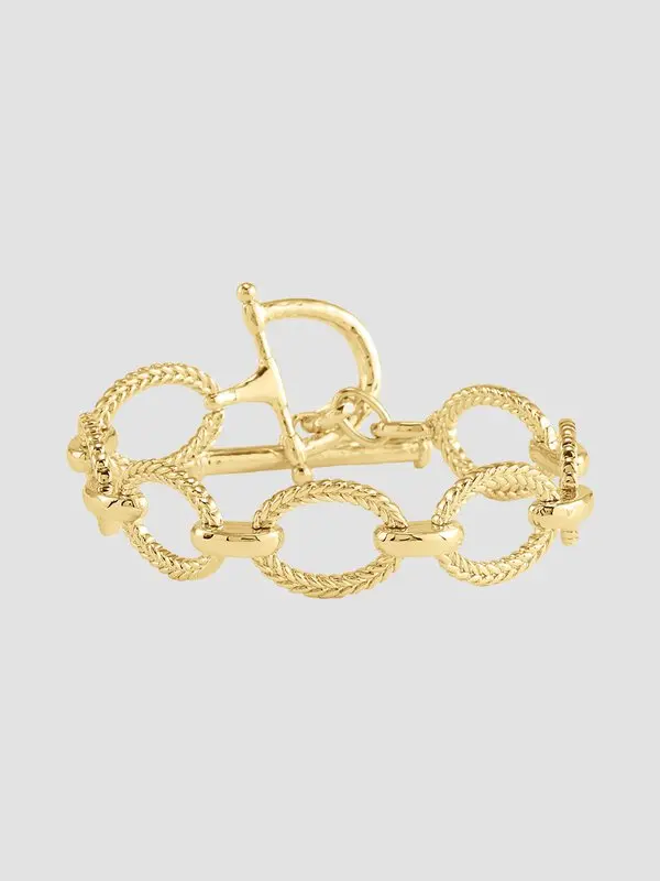 ANABEL ARAM Cheval 18k--plated Chain Bracelet
