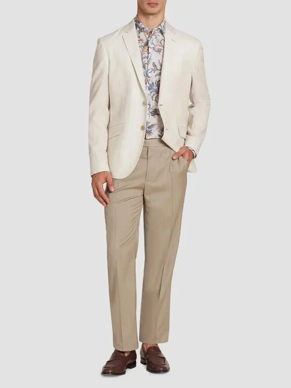 Etro Pinstripe Cotton Sport Jacket
